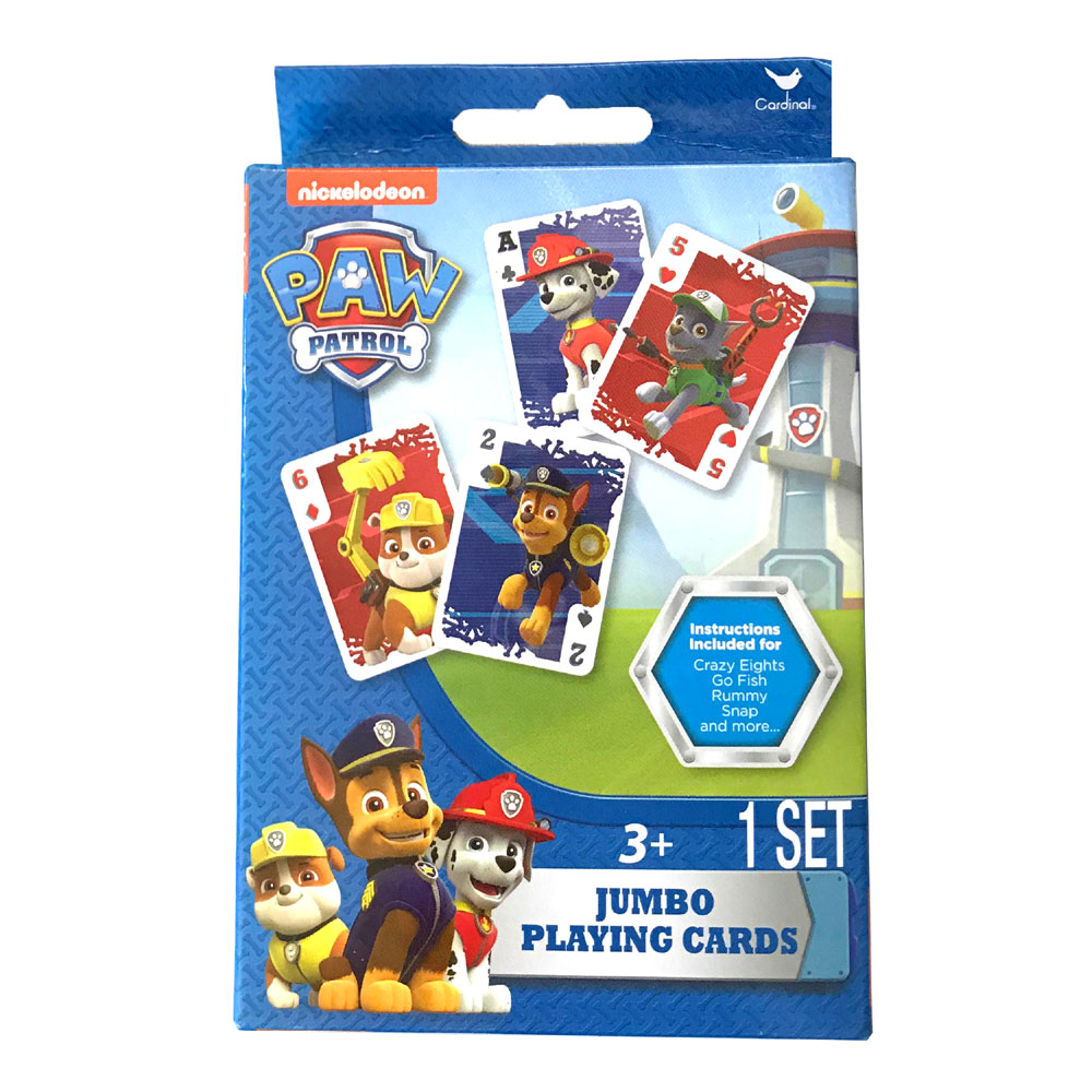 PAW Patrol Jumbo Playing Cards | Toys R Us Canada