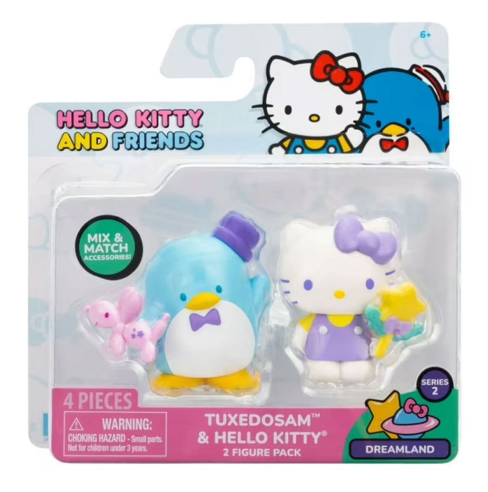 Hello Kitty & Friends Figure 2 Pack: Dreamland - Hello Kitty Planet ...