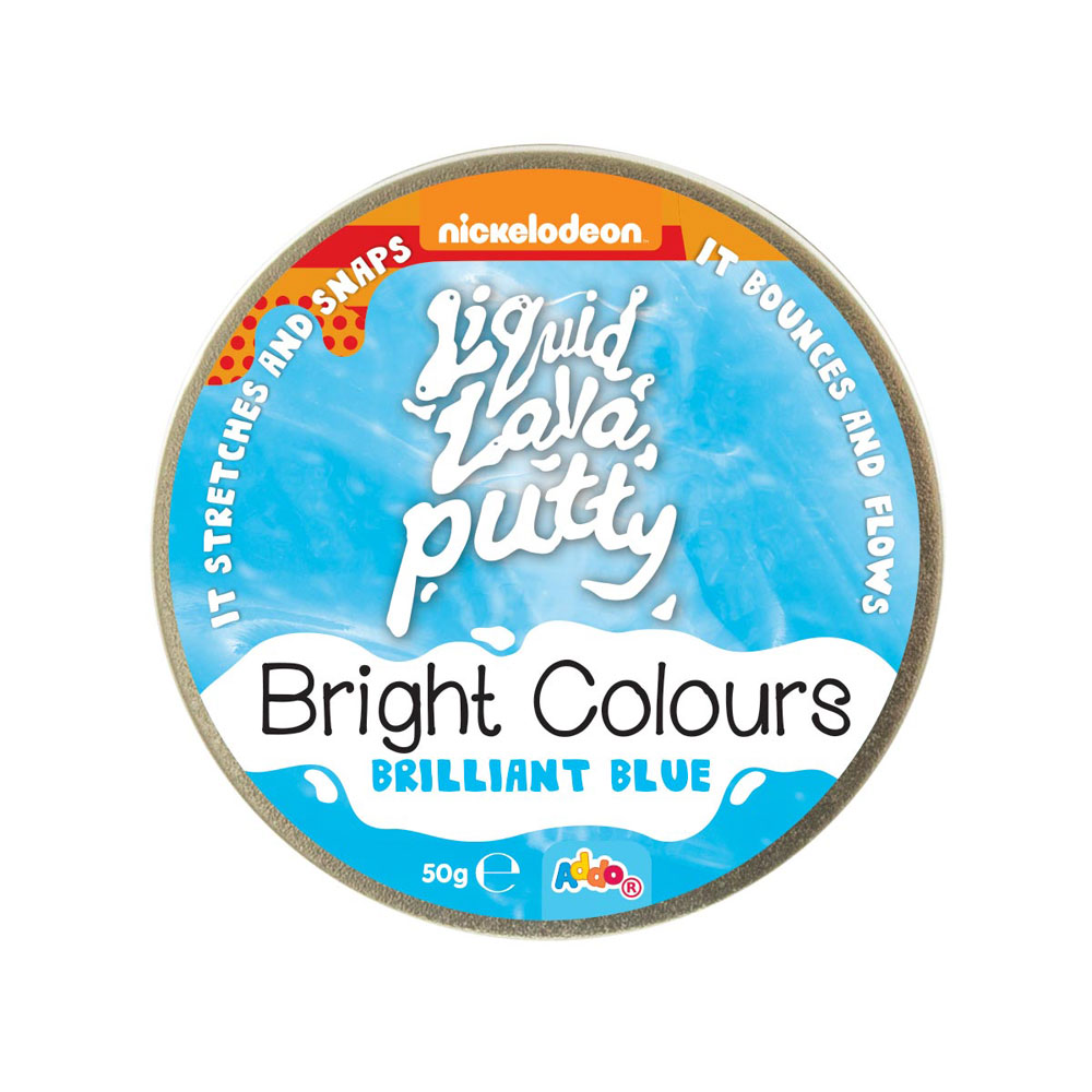 Nickelodeon Liquid Lava Putty Bright Colours Brilliant Blue - R ...