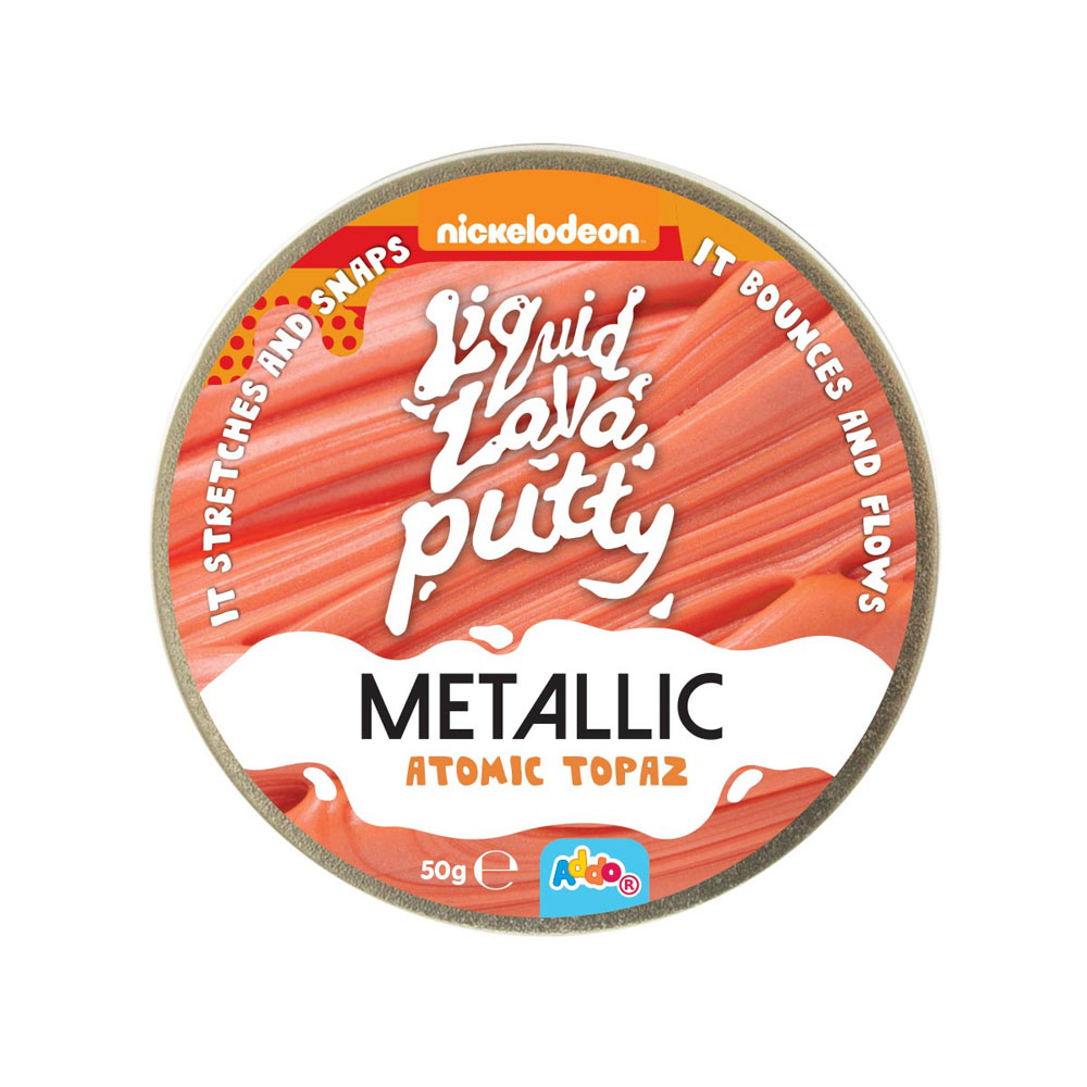 Nickelodeon Liquid Lava Putty Metallic Atomic Topaz - Notre exclusivité ...