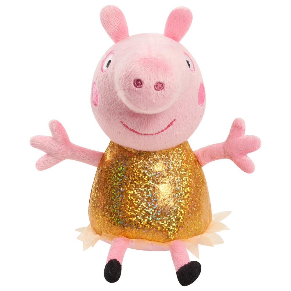 Peppa Pig 8-Inch Bean Plush Hollywood Peppa, Super Soft and Cuddly ...