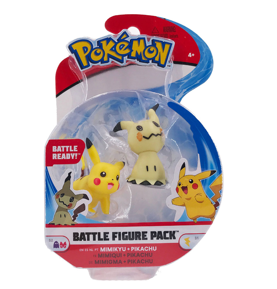 Pokémon Battle Figure 2-Pack - Mimikyu & Pikachu #1 | Toys R Us Canada
