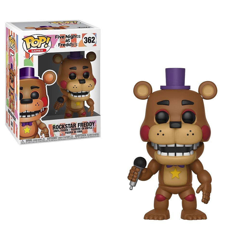 Funko POP! Games: Five Nights a Freddy's - Rockstar Freddy Vinyl Figure ...