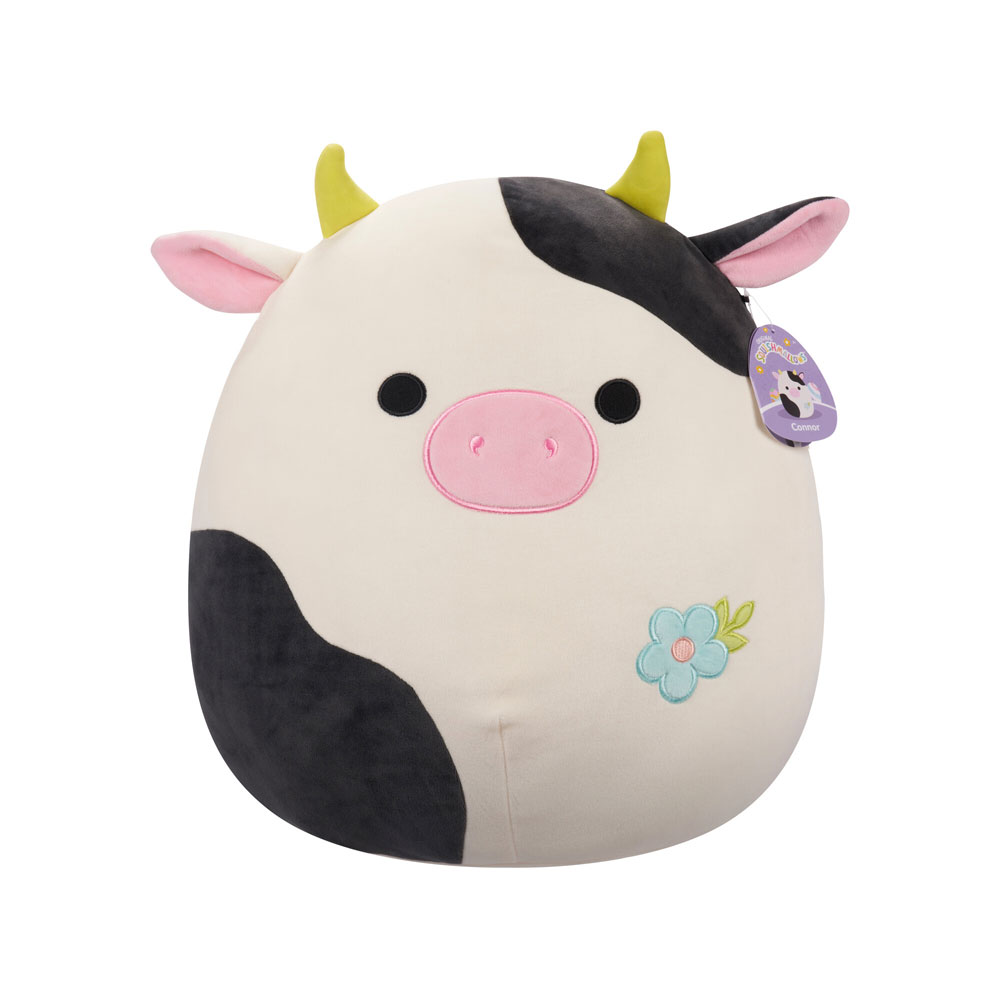 Squishmallows de 19,0 cm Pâques - Connor vache noire et blanche | Toys ...