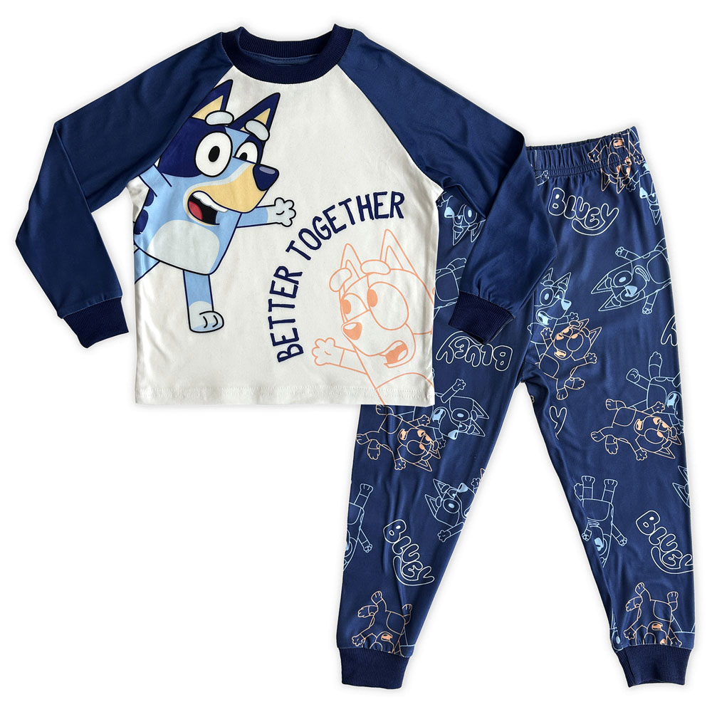 Bluey 2 Piece Pajama Set - Navy 3T | Babies R Us Canada