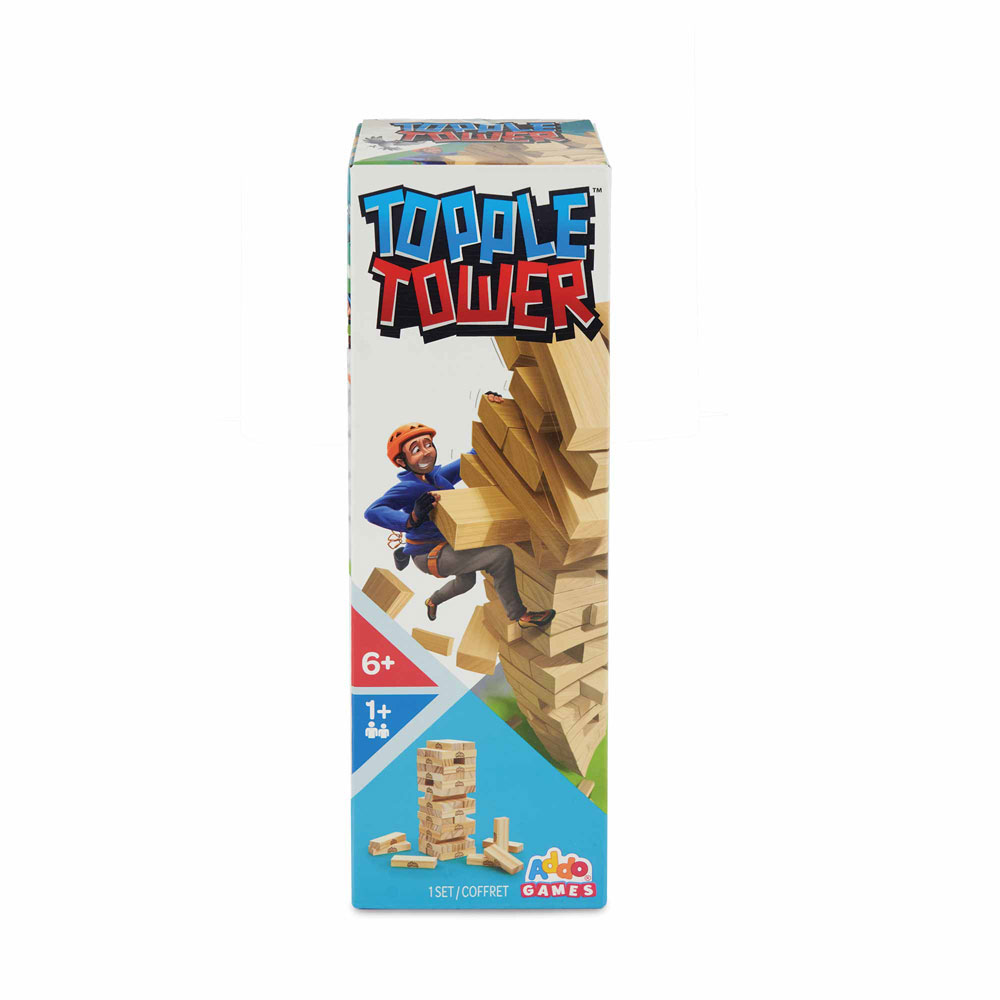 Addo Games Wooden Topple Tower - R Exclusive | Toys R Us Canada