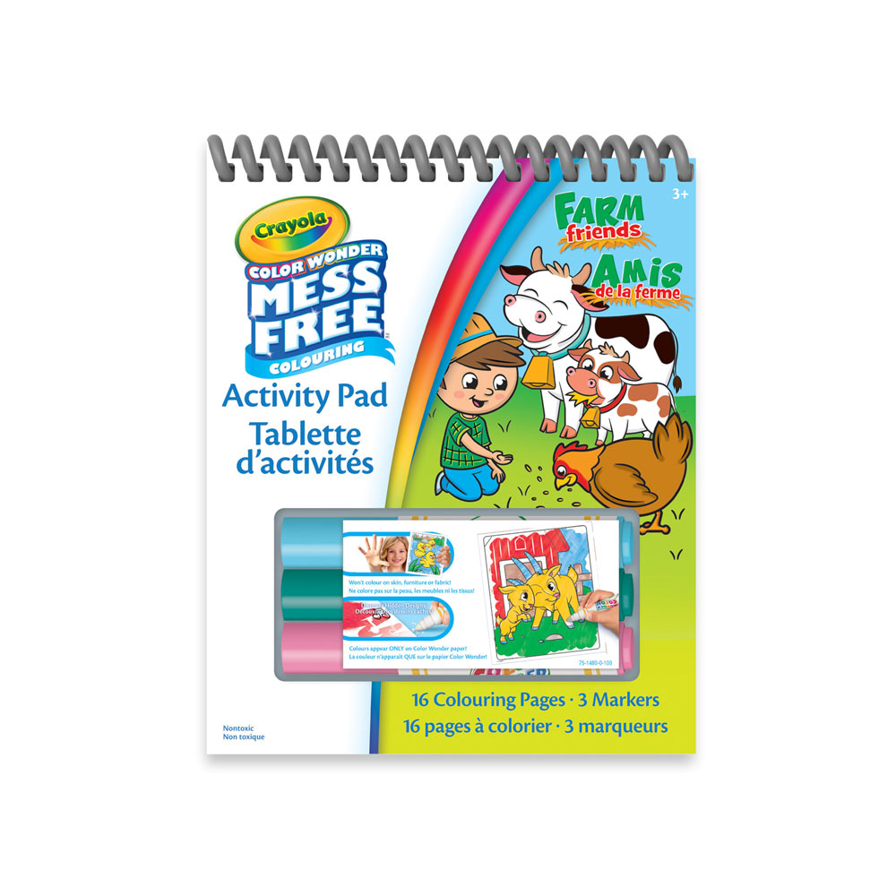 Crayola Color Wonder Mess-Free Travel Activity Pad, Farm Friends | Toys ...