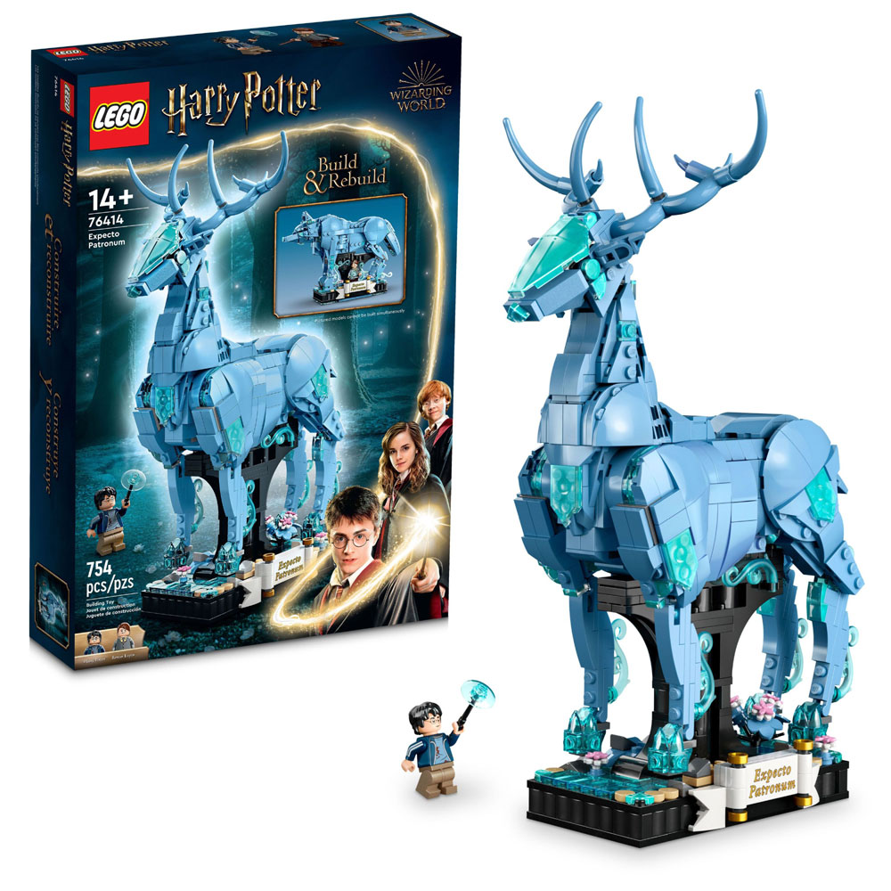 LEGO Harry Potter Expecto Patronum 76414 Building Toy Set (754 Pieces ...
