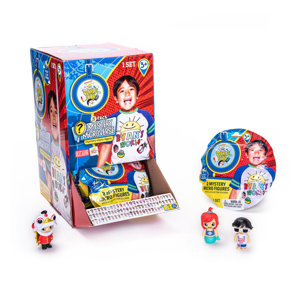 Ryan's World World Tour - Mystery Micro Figures 2 Pack | Toys R Us Canada
