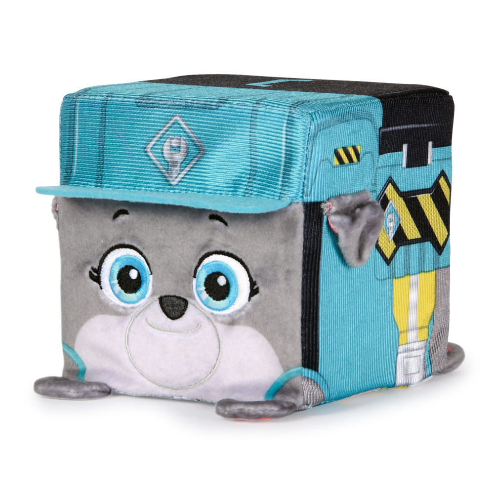 Rubble and Crew Stuffed Animals, Motor, 4-Inch Cube-Shaped Plush Toy ...