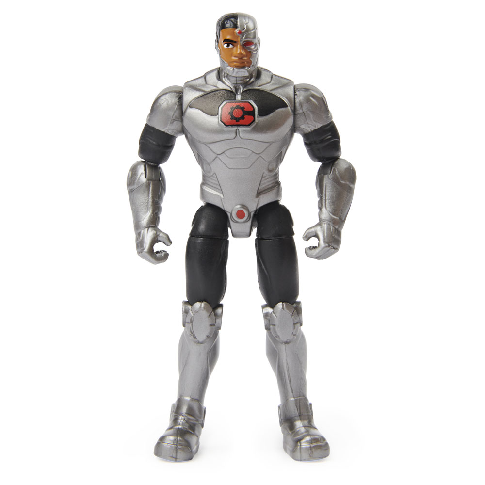 DC Comics 4-inch CYBORG Action Figure with 3 Mystery Accessories ...