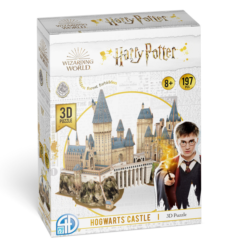 4D Build, Harry Potter Hogwarts Castle Paper 3D Puzzle Paper Model Kit ...