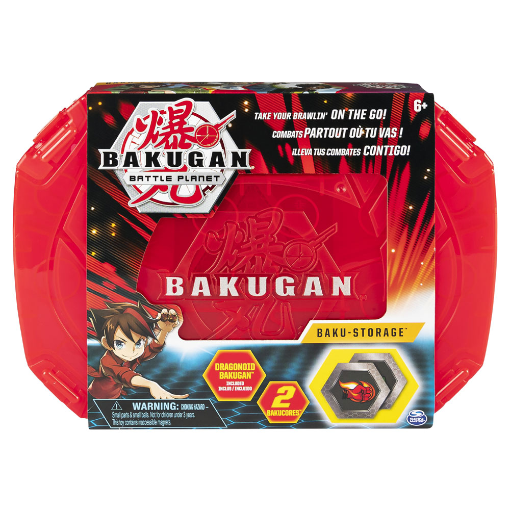Bakugan, Baku-storage Case (Red) for Bakugan Collectible Action Figures ...