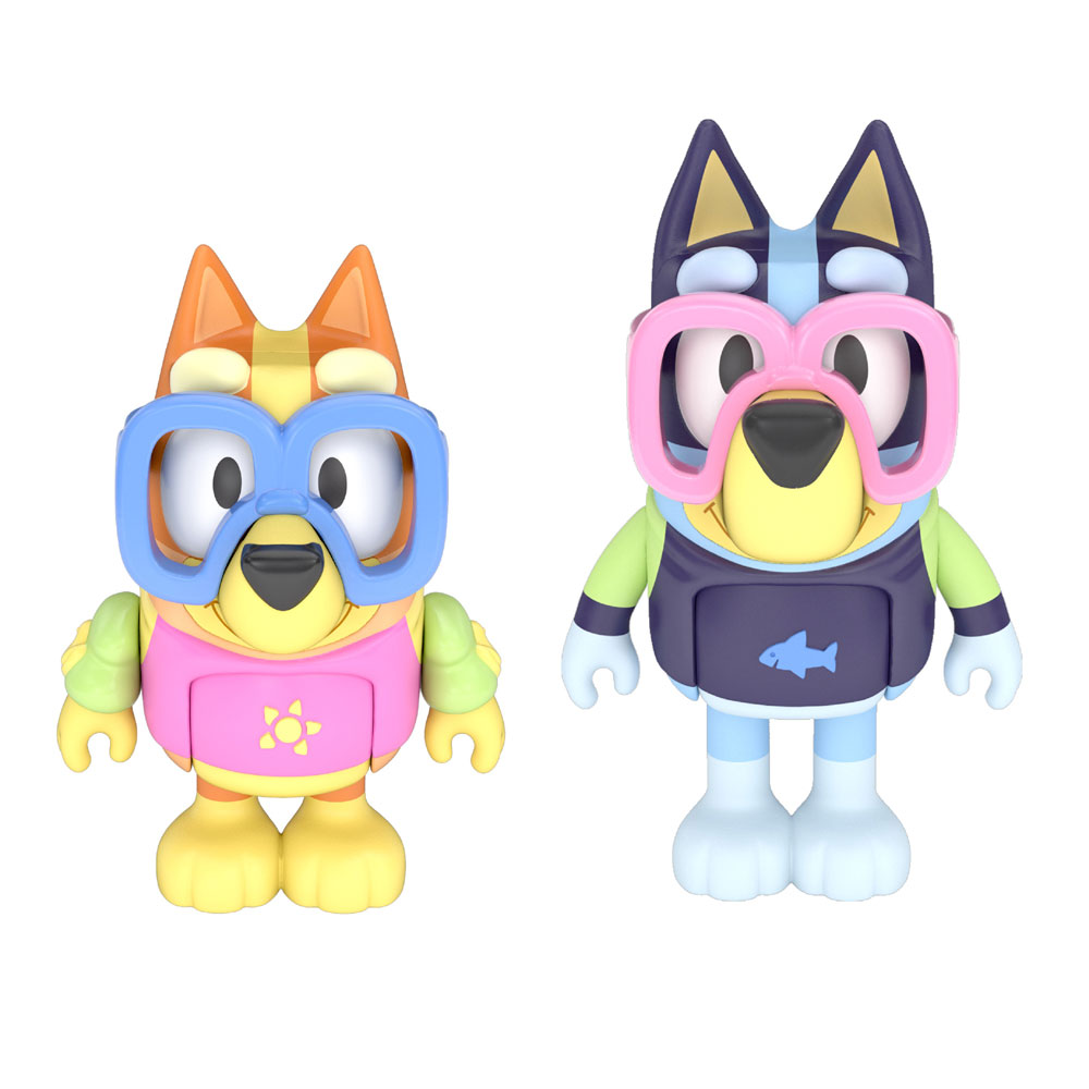 Bluey Figure 2 Pack- Pool Time - Bluey and Bingo | Toys R Us Canada