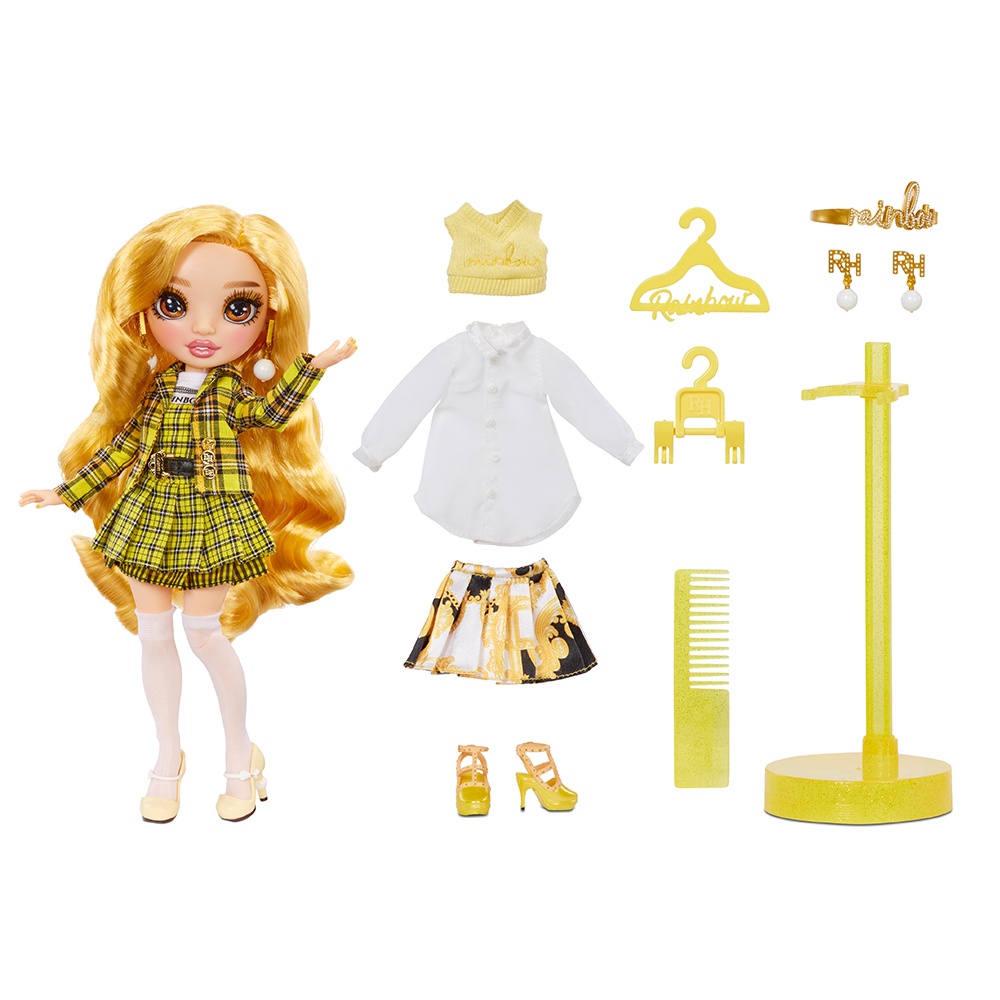 Rainbow High Sheryl Meyer - Marigold (Yellow) Fashion Doll with 2 ...